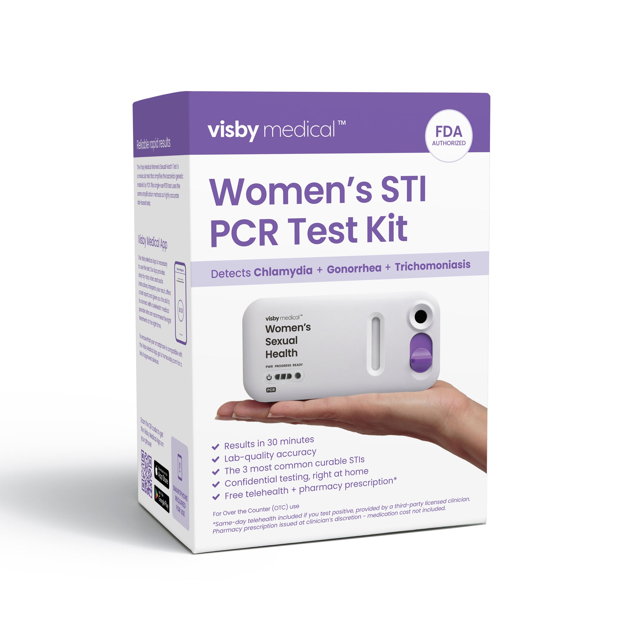 Visby Women’s At-Home STI Test Kit – Visby Medical Inc